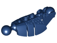 Dark Blue Bionicle Piraka Leg Lower Section with 2 Ball Joint